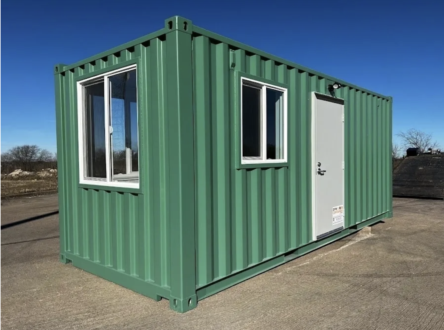 20ft. Mobile Office/Cabin - First Choice Shipping Containers